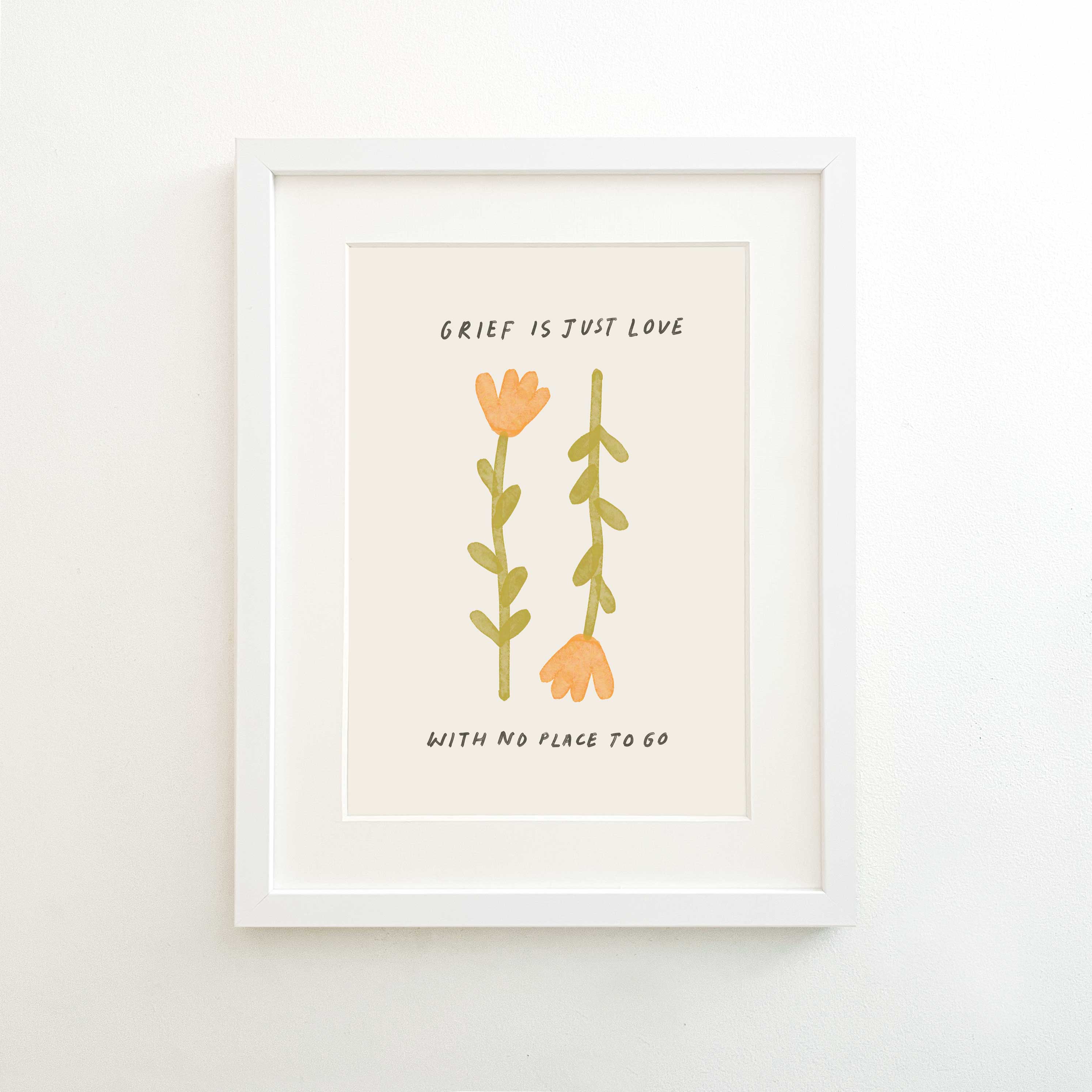 Wall Art | On Grief | Art Print Frames | Twillo Story – Twillostory