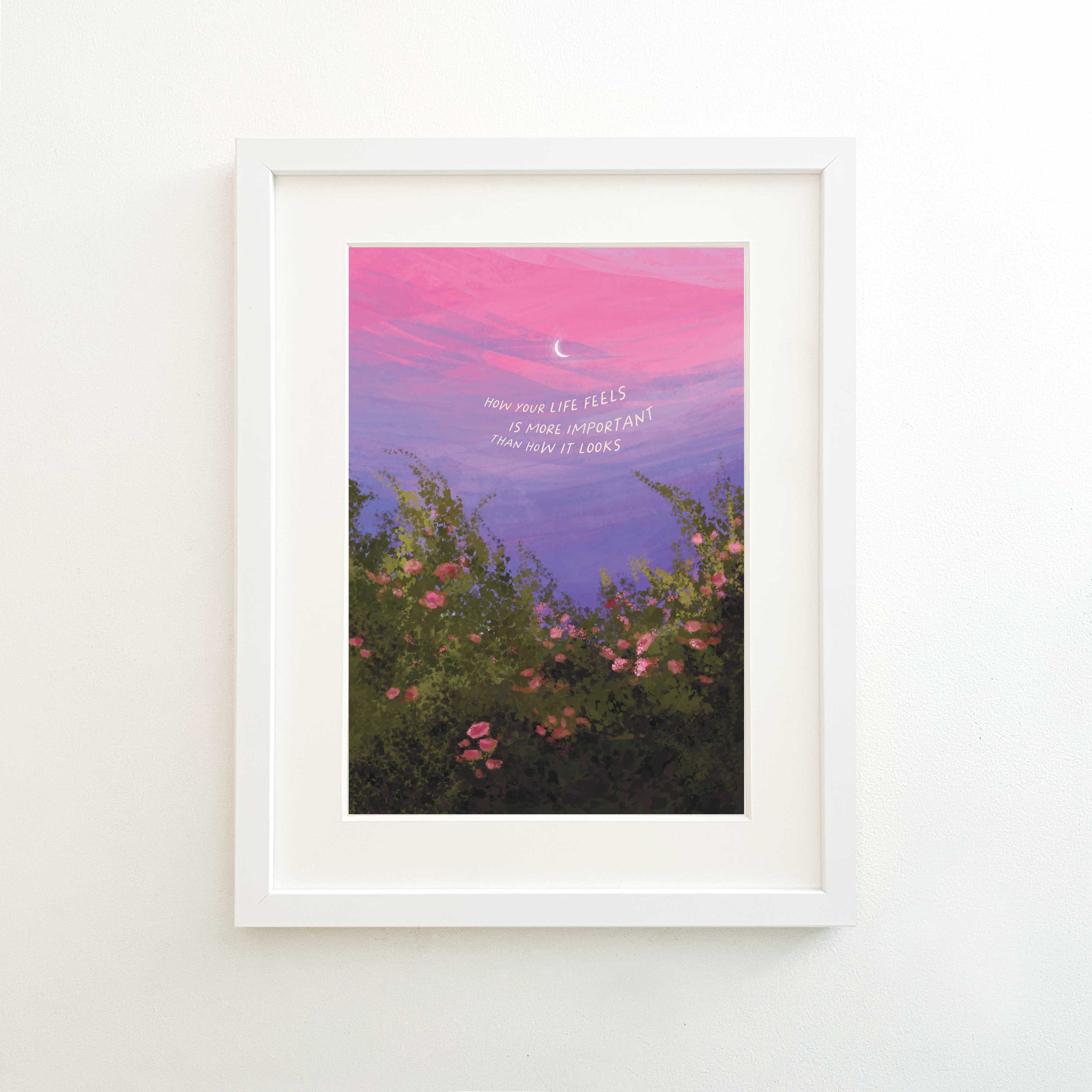Wall Decor | Life Feels | Art Print Frames | Twillo Story – Twillostory