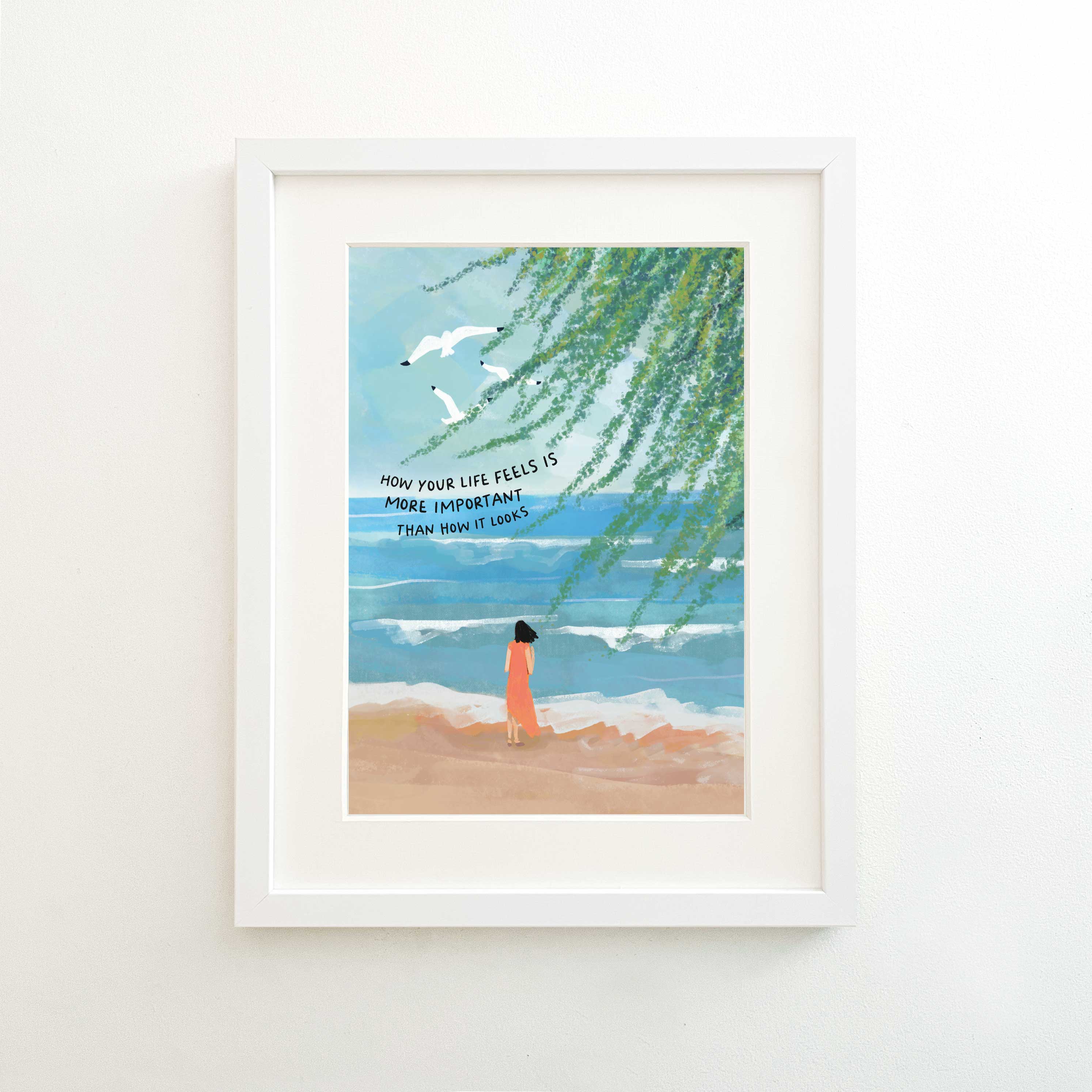 Wall Art | How Life Feels | Art Print Frames | Twillo Story – Twillostory