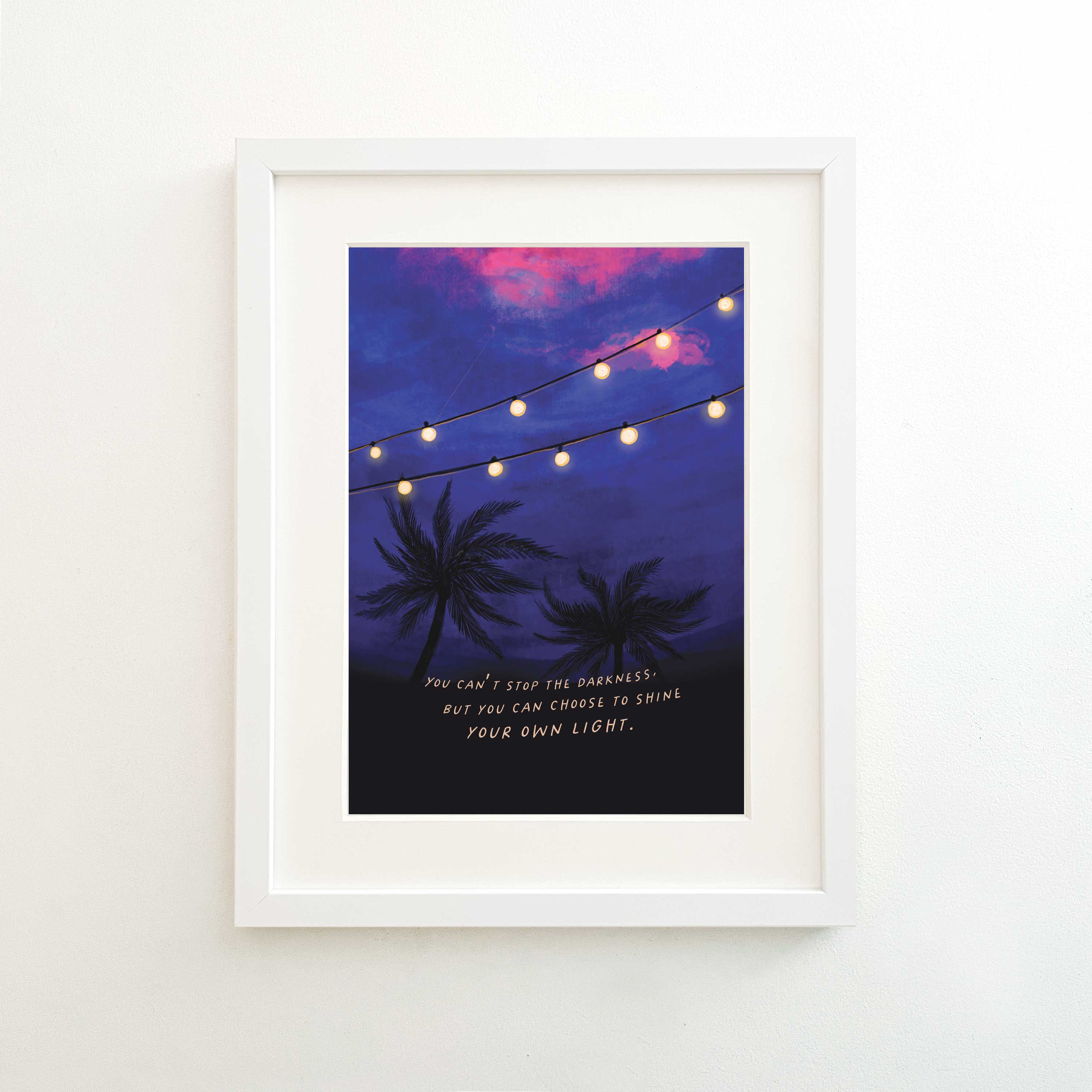 You Shine Light On Paint DIY: Let Your Light & Support Shine With